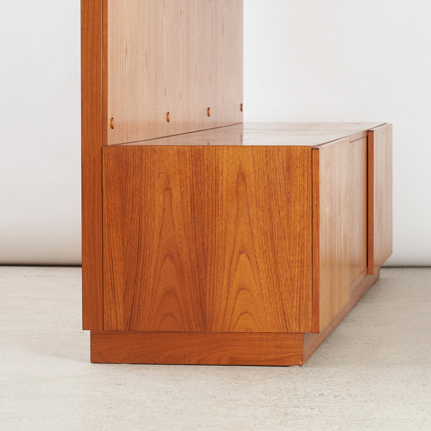 Teak Wall Unit by Ib Kofod Larsen for Faarup Møbelfabrik, Denmark ...